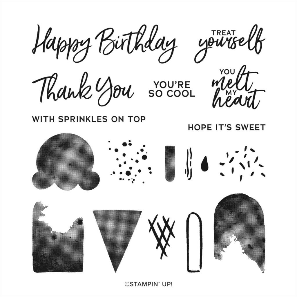 Sweet Ice Cream Baby Wipe Technique Thank-You Card | The Plaid Poodle ...