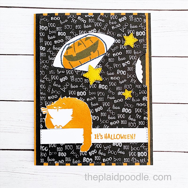 Make a Clever Cat Interactive Halloween Card | The Plaid Poodle ...