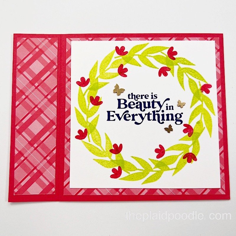 Make a Simply Fabulous Wreath Card