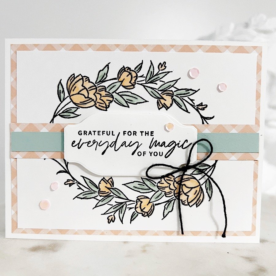 Grateful for the Everyday Magic Decorative Borders Card | The Plaid ...