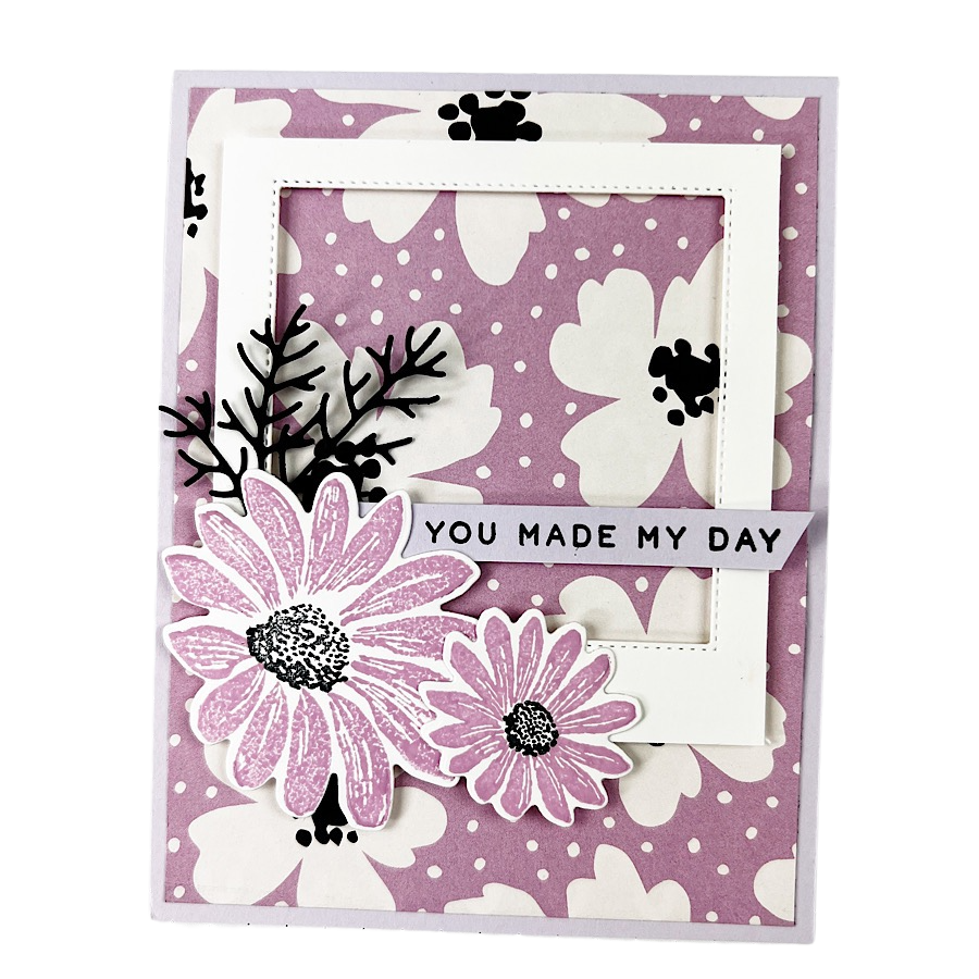 Simple Steps to Make a Cheerful Daisies Polaroid-Style Greeting Card ...